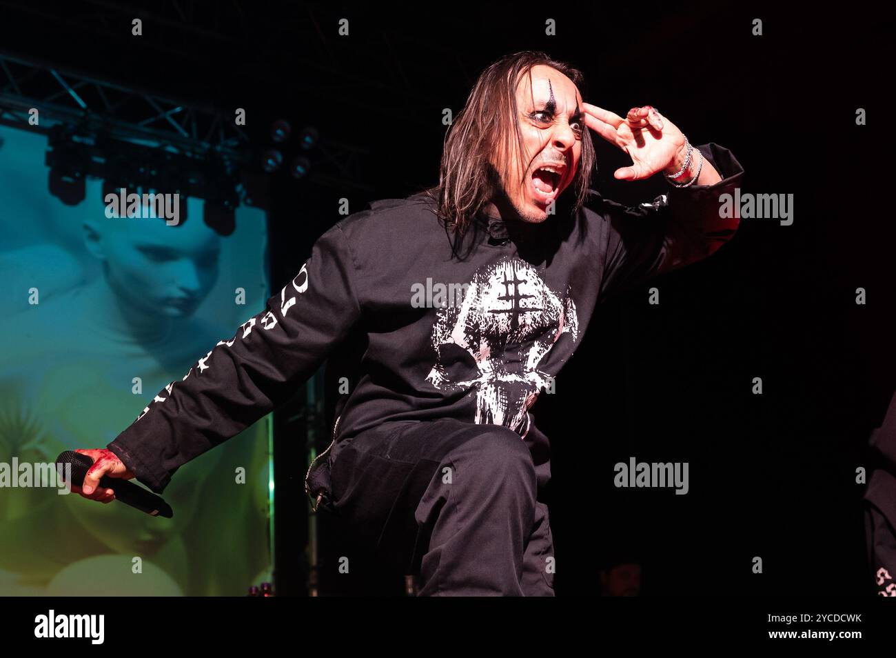 Lacuna Coil performing at SWG3, Glasgow 21st October 2024 Stock Photo ...