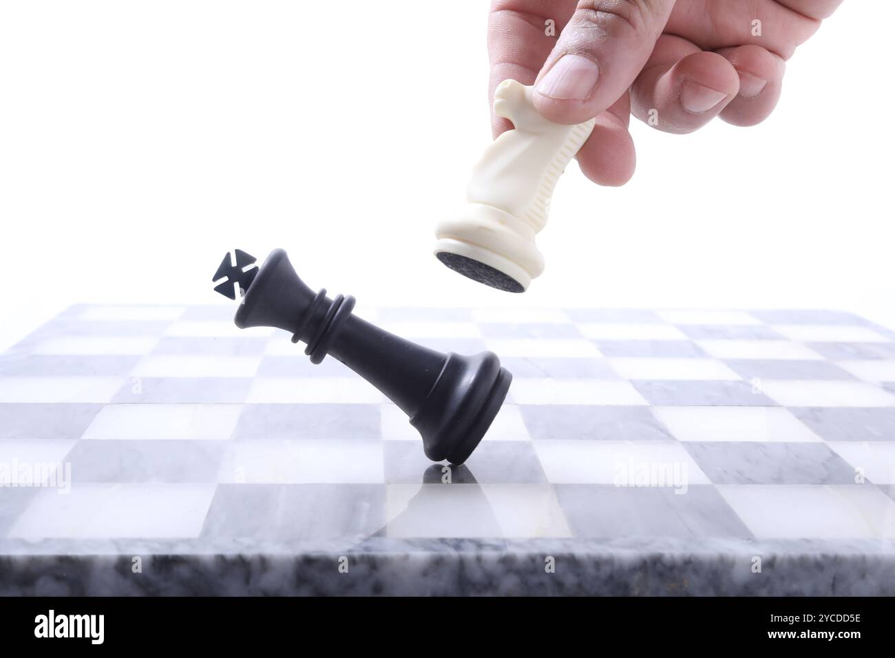 chess board and chess pieces Stock Photo - Alamy