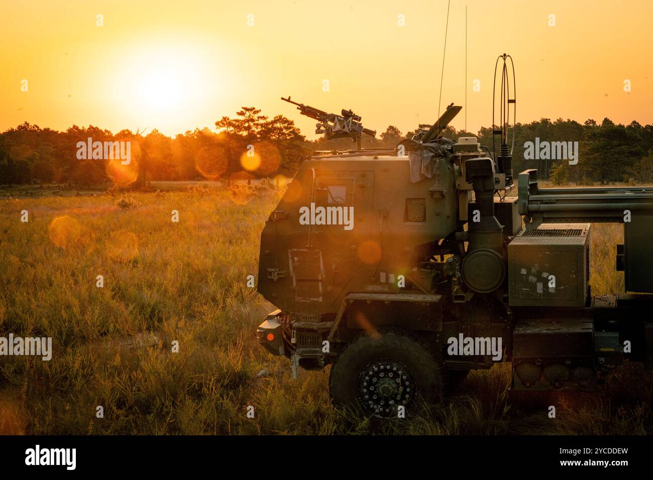 A U.S. Marine Corps High Mobility Artillery Rocket System with 2d ...