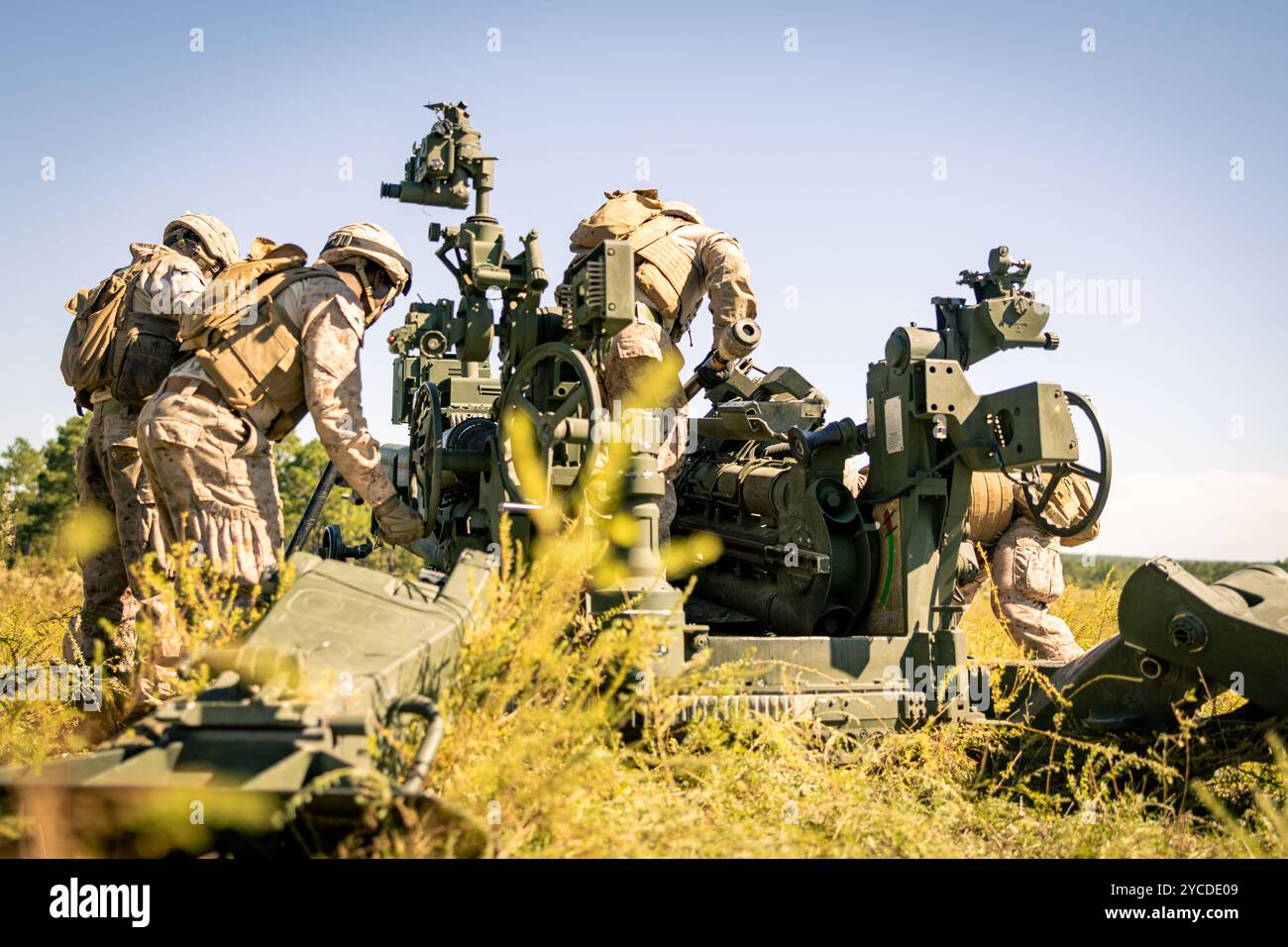 U.S. Marines with 2d Battalion, 10th Marine Regiment, 2d Marine ...