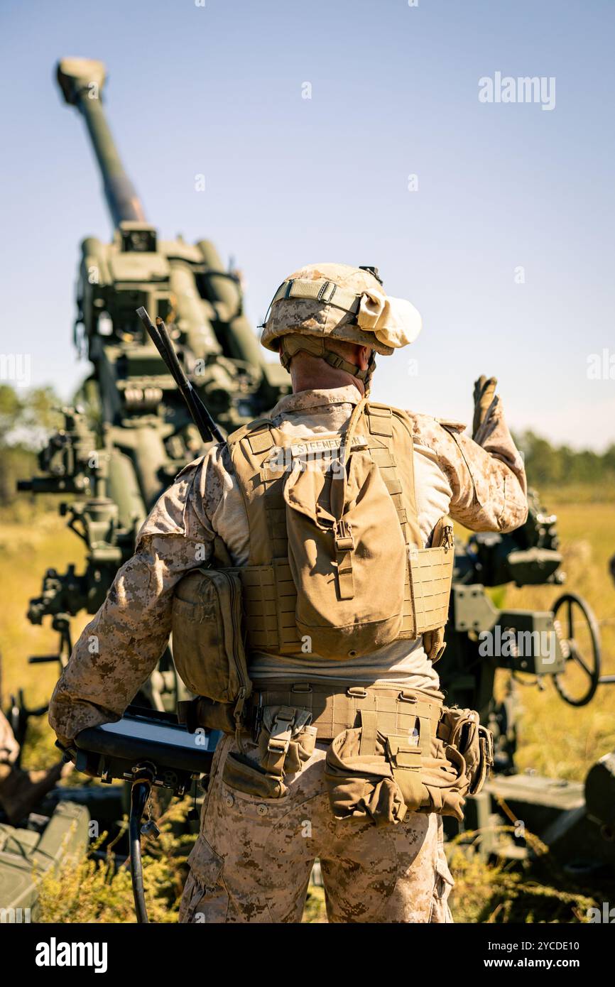 U.S. Marines with 2d Battalion, 10th Marine Regiment, 2d Marine ...