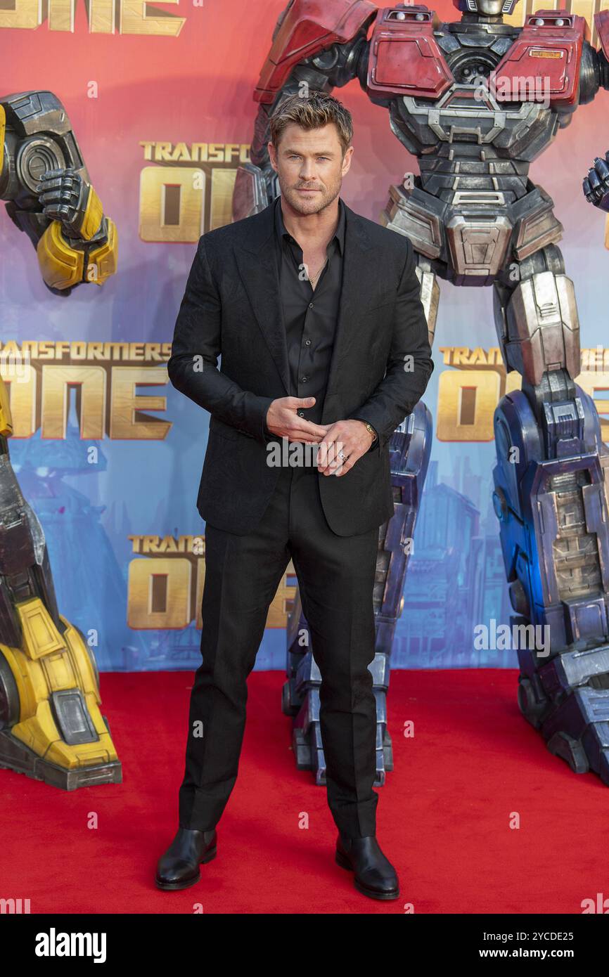 European premiere of 'Transformers One', at Cineworld Leicester Square ...