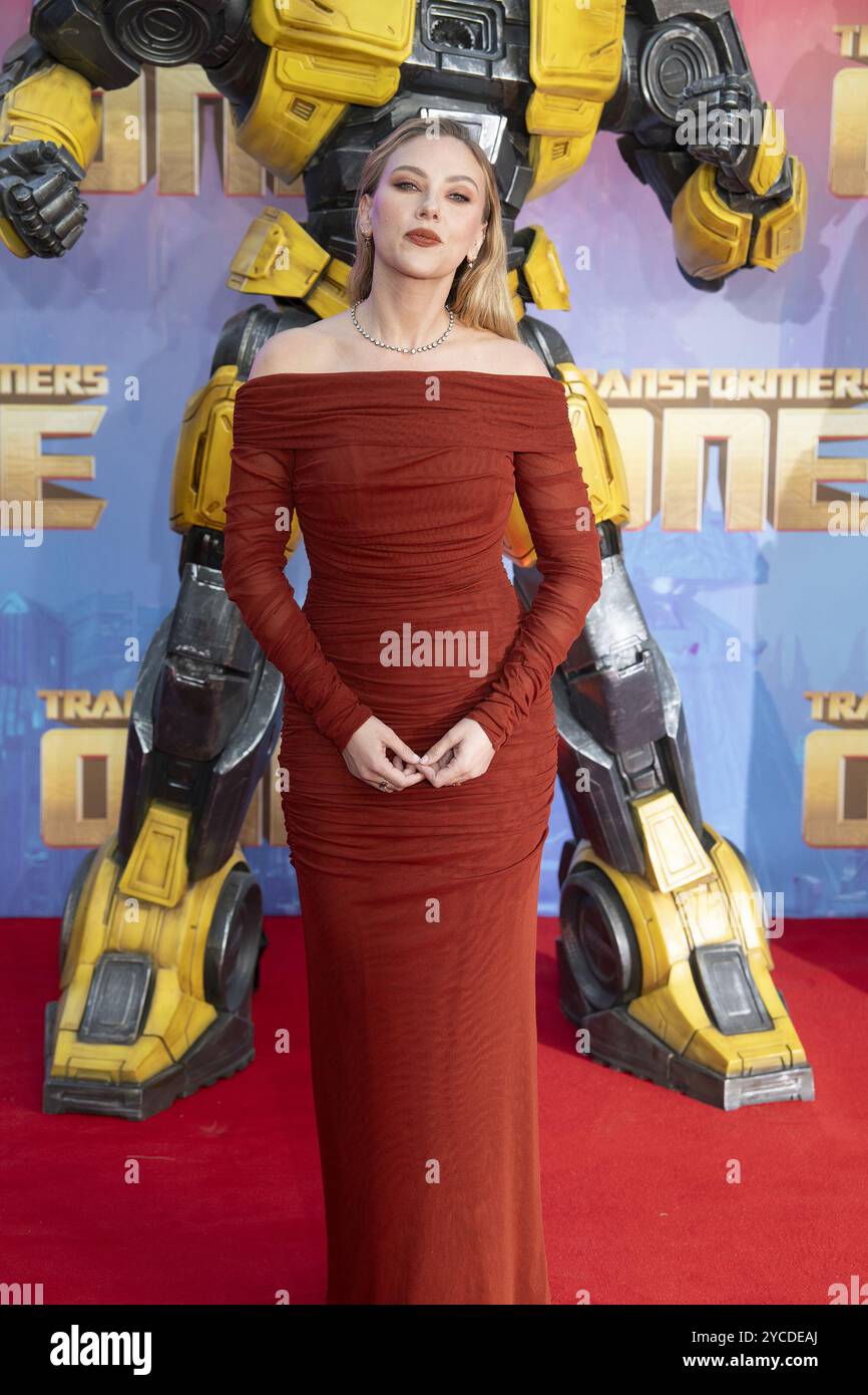 European premiere of 'Transformers One', at Cineworld Leicester Square ...
