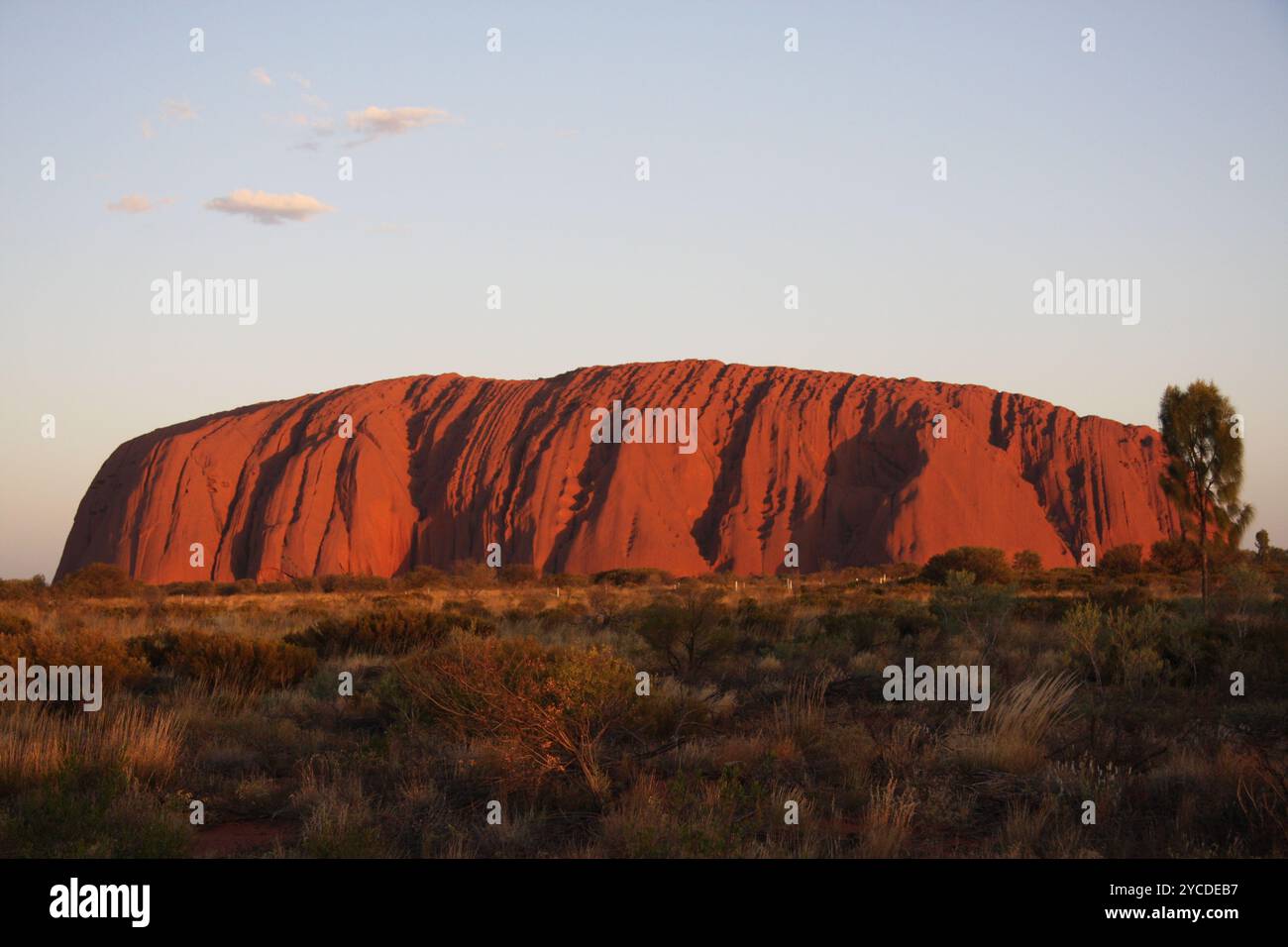 Uluru, or Ayers Rock, is a massive sandstone monolith in the heart of ...