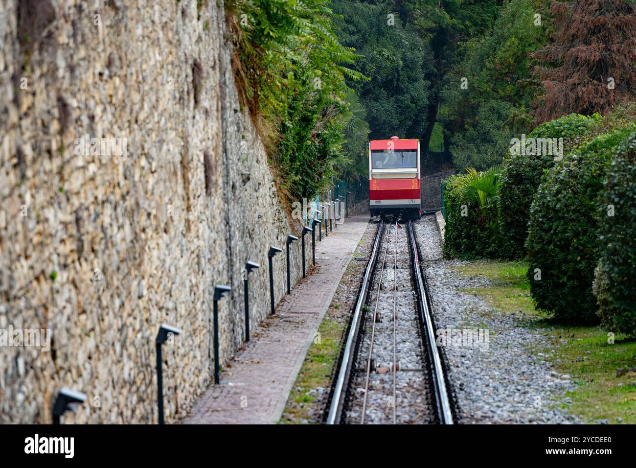 City Funicular in Bergamo, Italy Stock Photo - Alamy