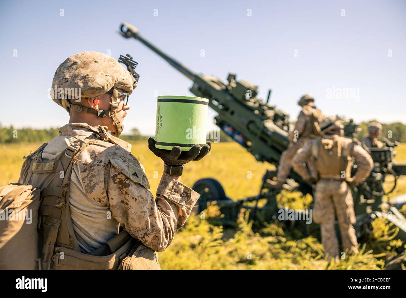 U.S. Marines with 2d Battalion, 10th Marine Regiment, 2d Marine ...