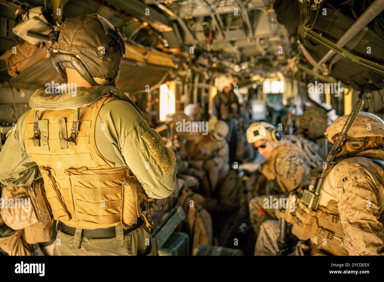 U.S. Marines with 2d Battalion,10th Marine Regiment, 2d Marine Division ...
