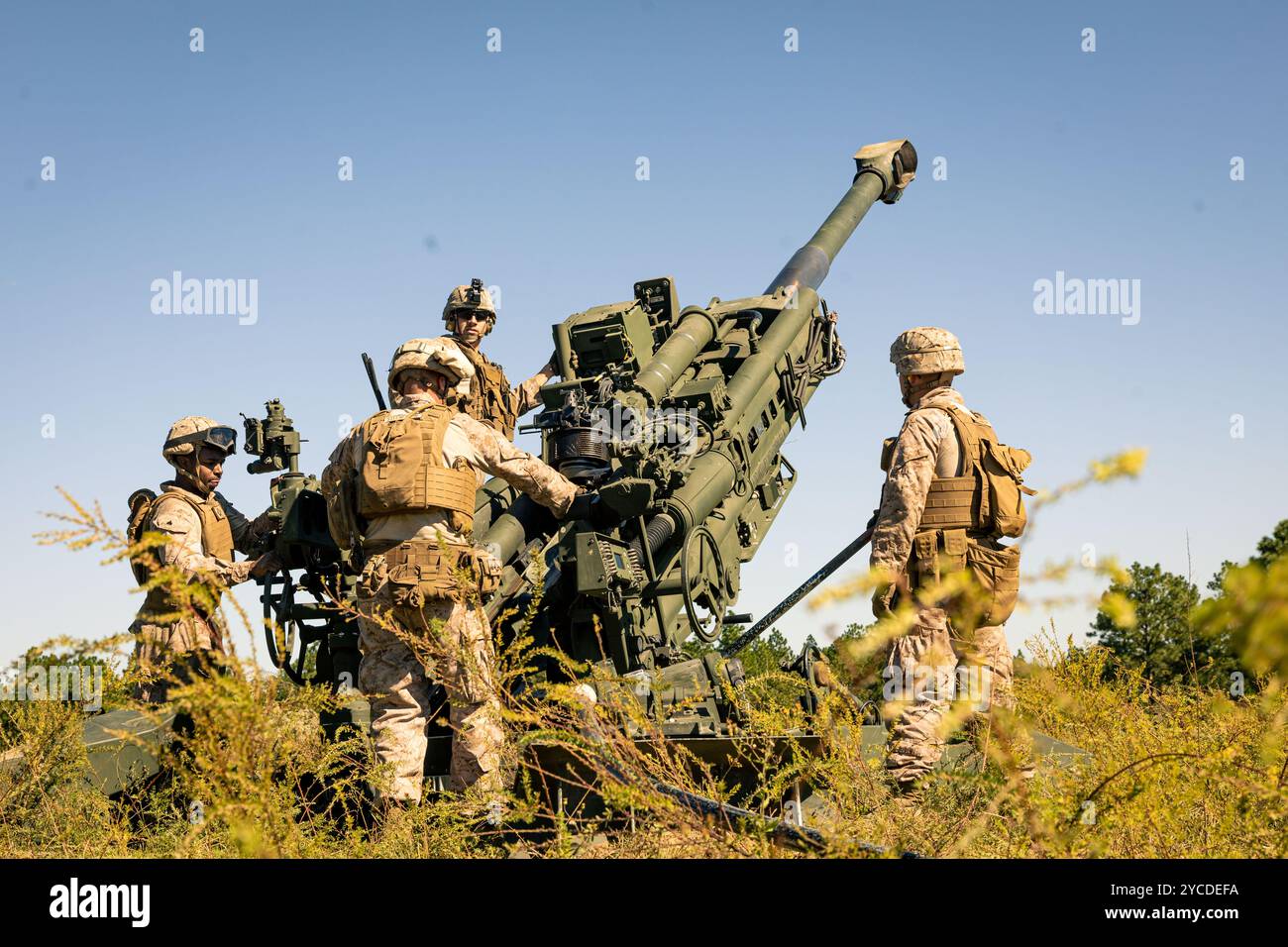 U.S. Marines with 2d Battalion, 10th Marine Regiment, 2d Marine ...