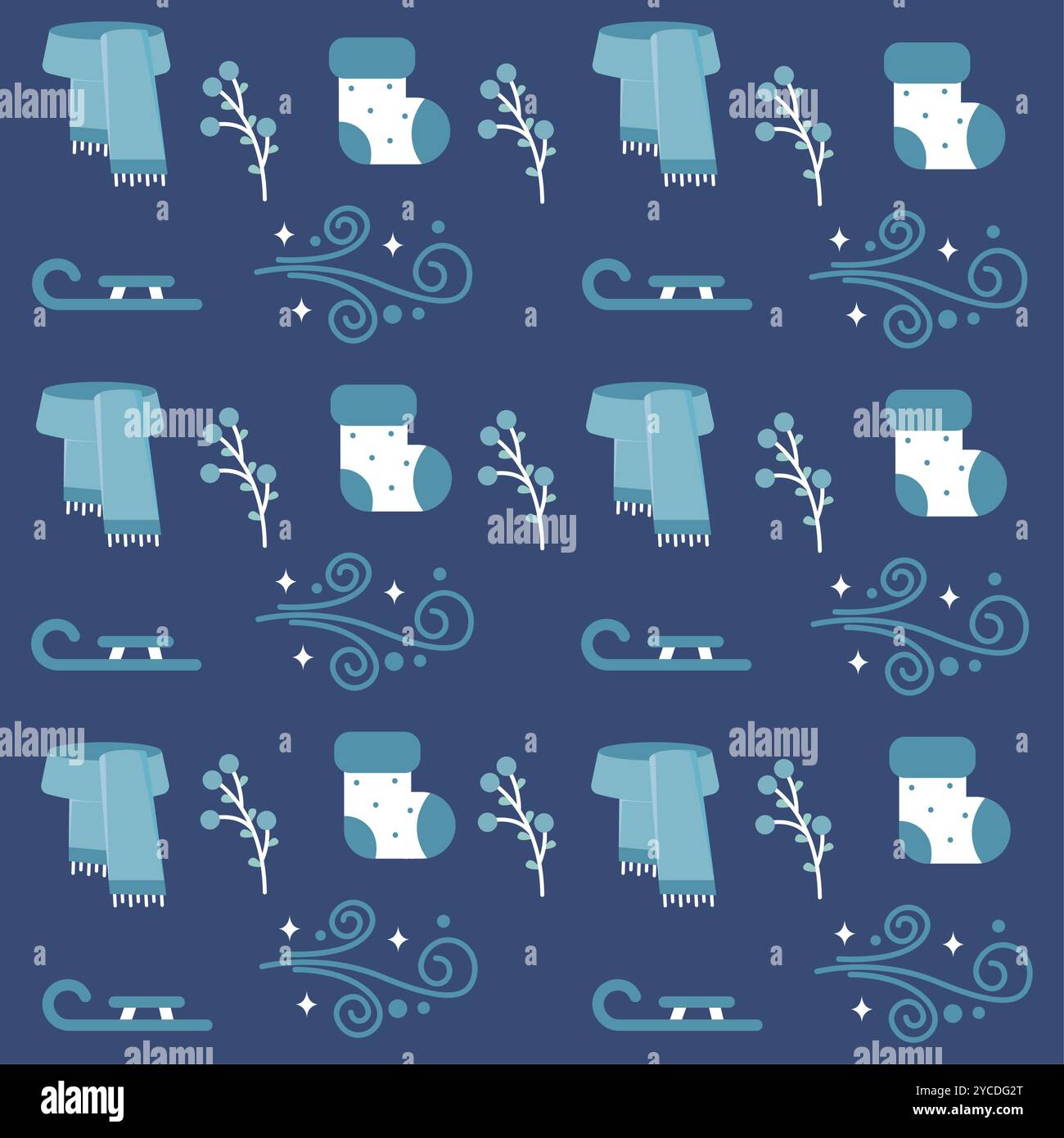 Winter icons Pattern background Vector Stock Vector Image & Art - Alamy