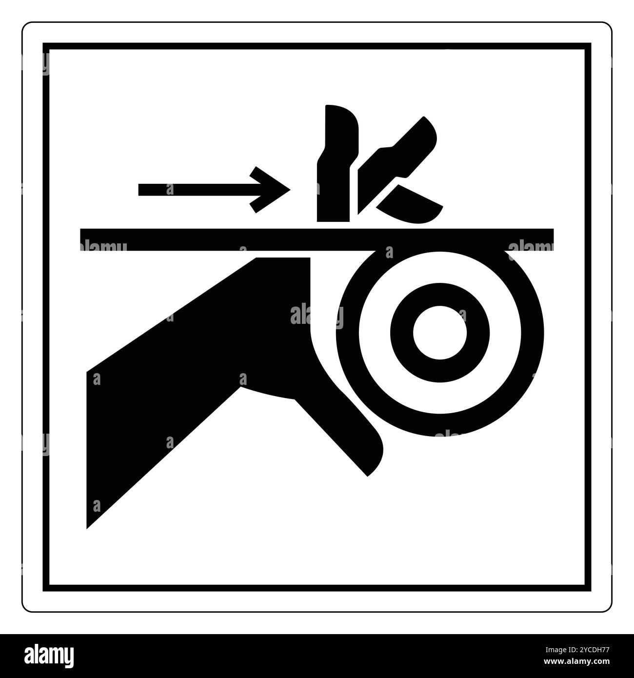 Contact precautions sign Stock Vector Images - Alamy