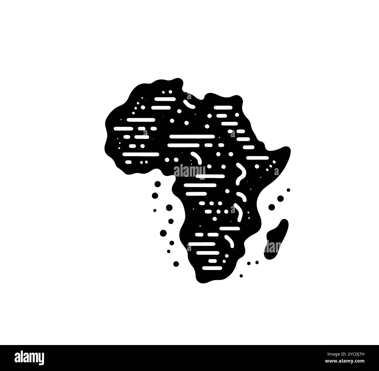 Africa continent Black and White Stock Photos & Images - Alamy