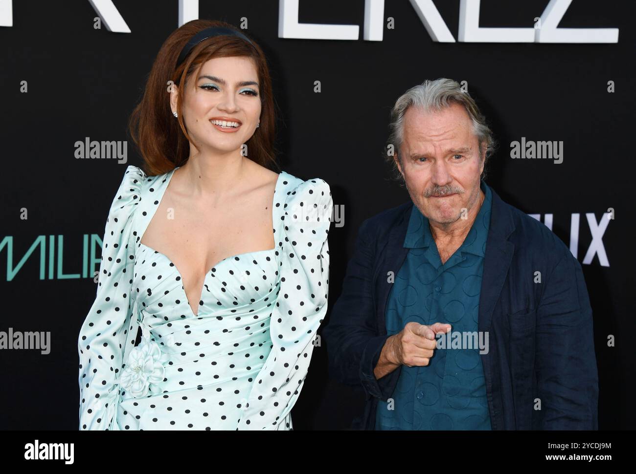 LOS ANGELES, CALIFORNIA - OCTOBER 21: (L-R) Blanca Blanco and John ...