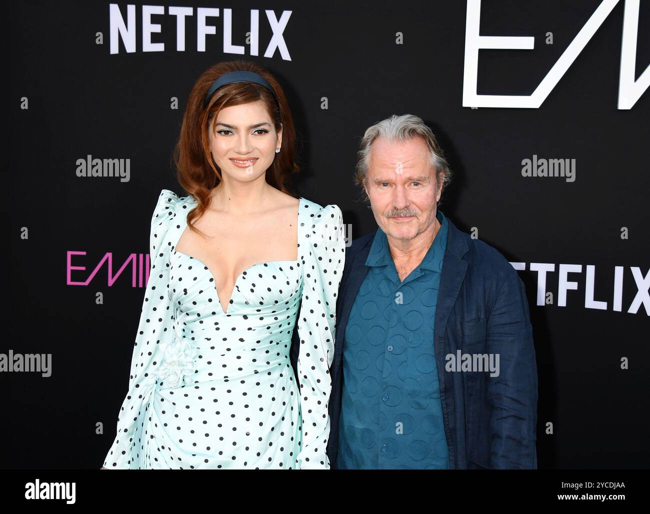 LOS ANGELES, CALIFORNIA - OCTOBER 21: (L-R) Blanca Blanco and John ...