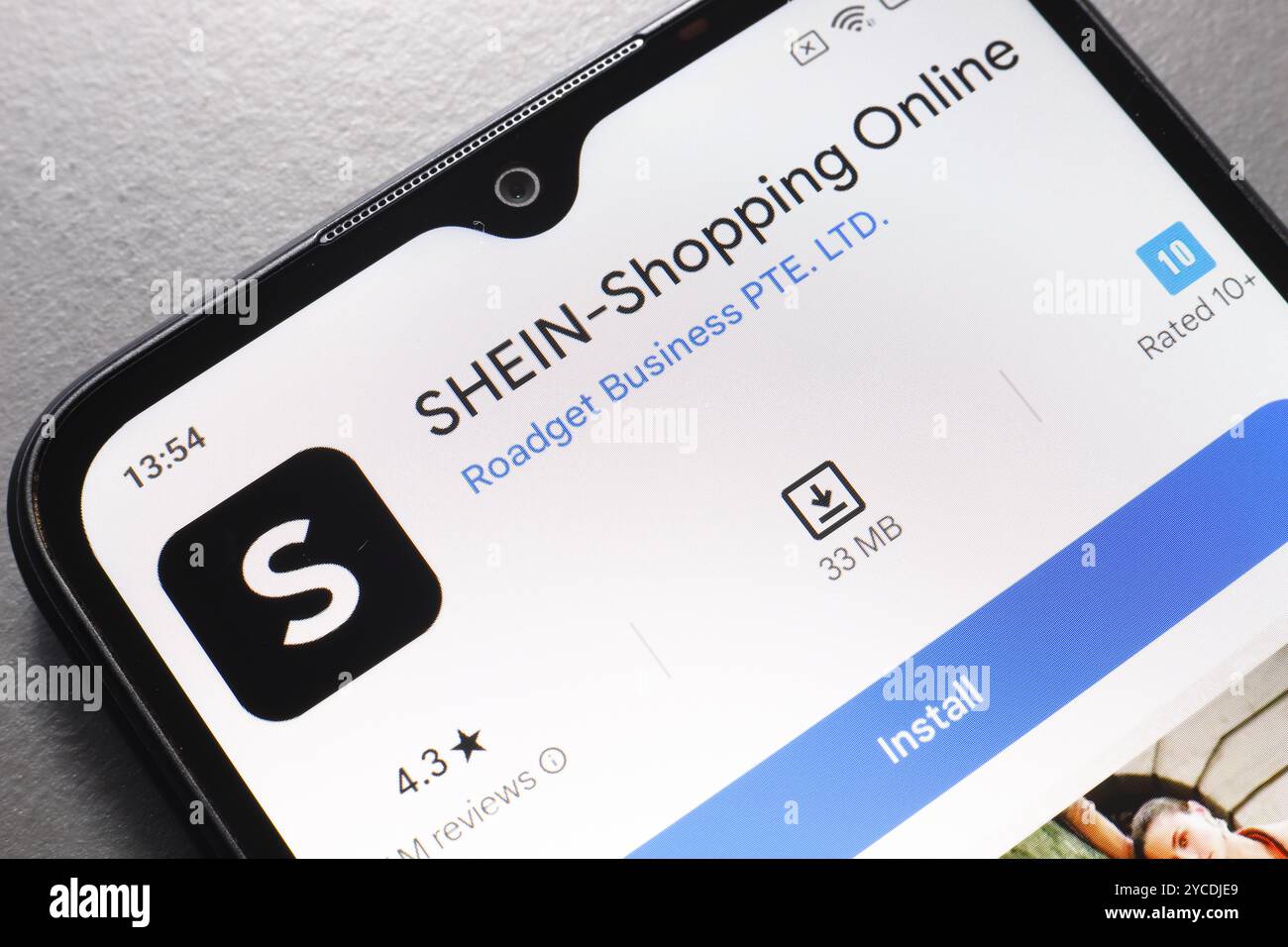 October 22, 2024, Brazil. In this photo illustration, the Shein app ...