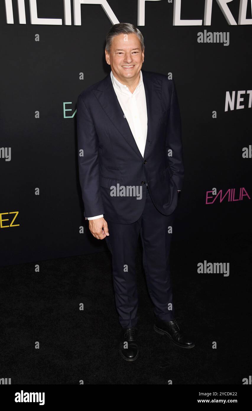 LOS ANGELES, CALIFORNIA - OCTOBER 21: Ted Sarandos, Co-CEO, Netflix attends the Los Angeles ...
