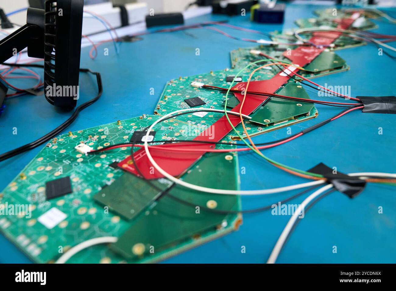 Hexagonal silicon sensor characterisation at CERN Stock Photo - Alamy