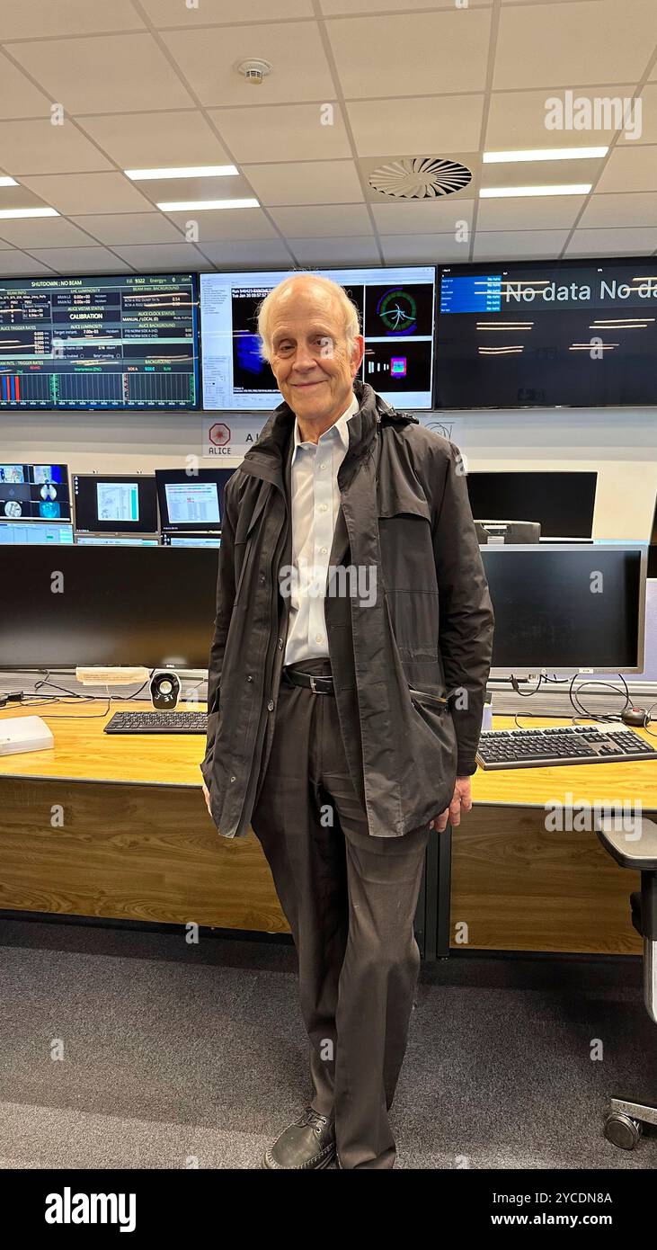 US physicist David Gross visiting ALICE at CERN Stock Photo - Alamy