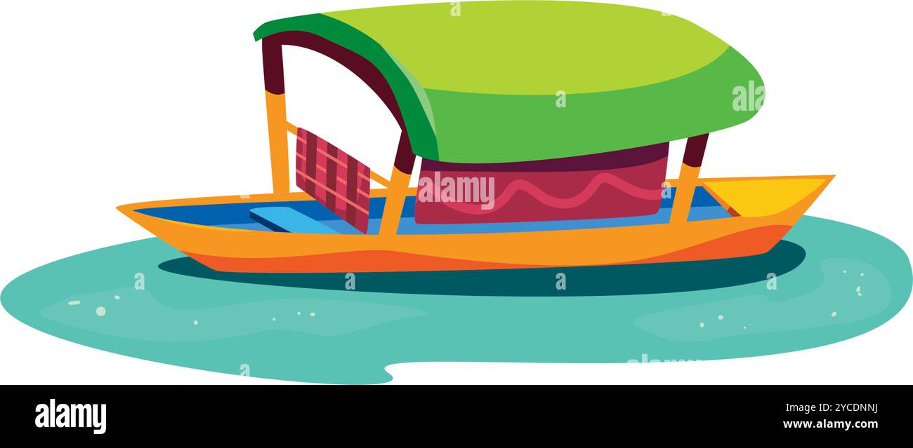 traditional houseboat for travel Stock Vector Image & Art - Alamy