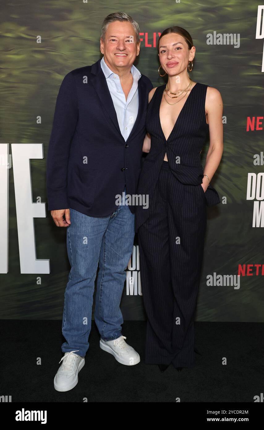 Los Angeles, Ca. 22nd Oct, 2024. Ted Sarandos and Sarah Sarandos at the ...