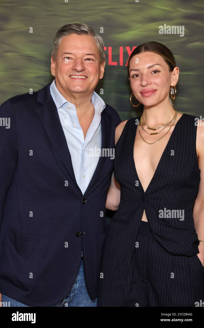 LOS ANGELES, CA - OCTOBER 22: Ted Sarandos and Sarah Sarandos at the ...