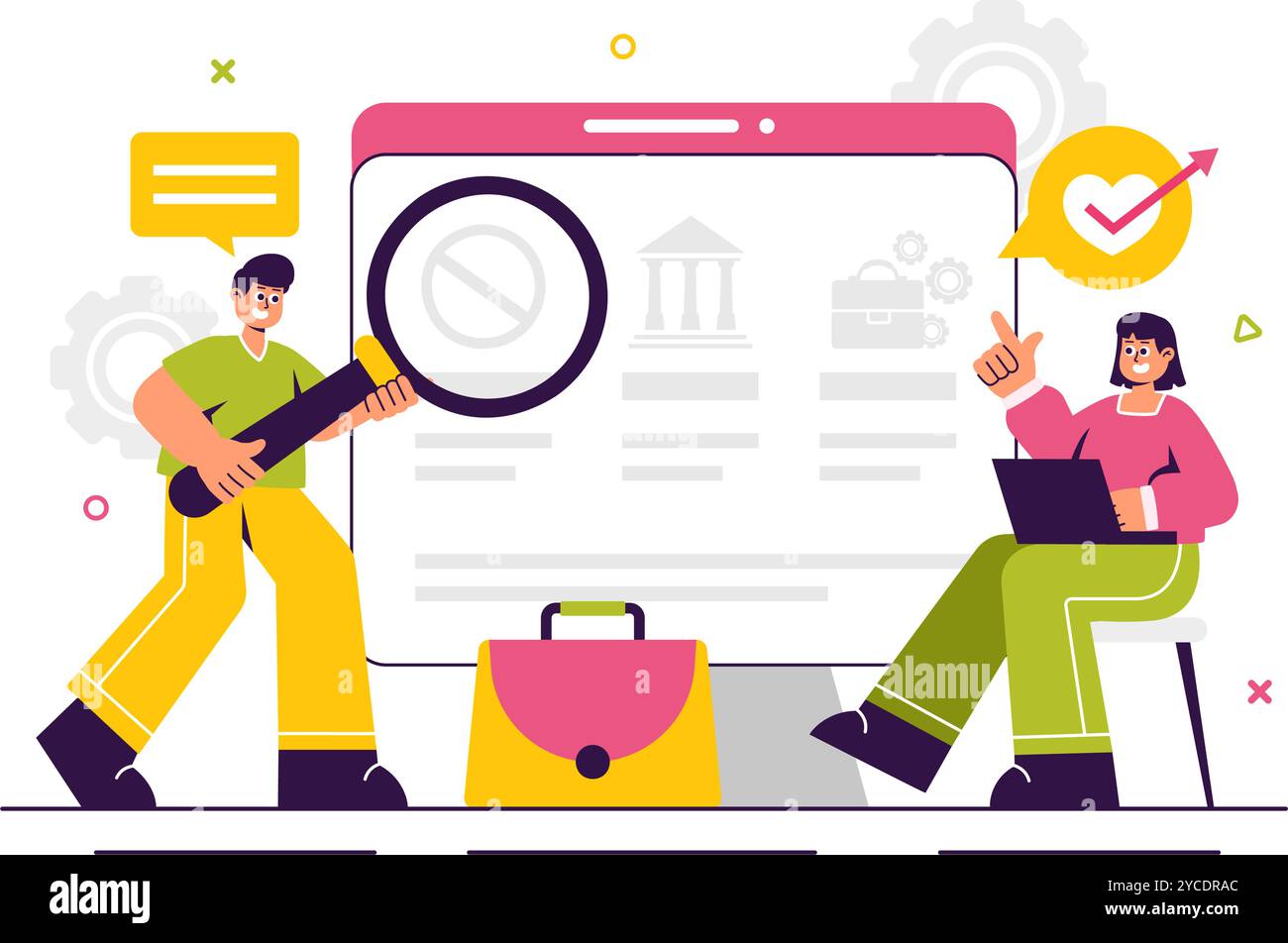 Vector illustration of an NGO or Non-Governmental Organization to ...