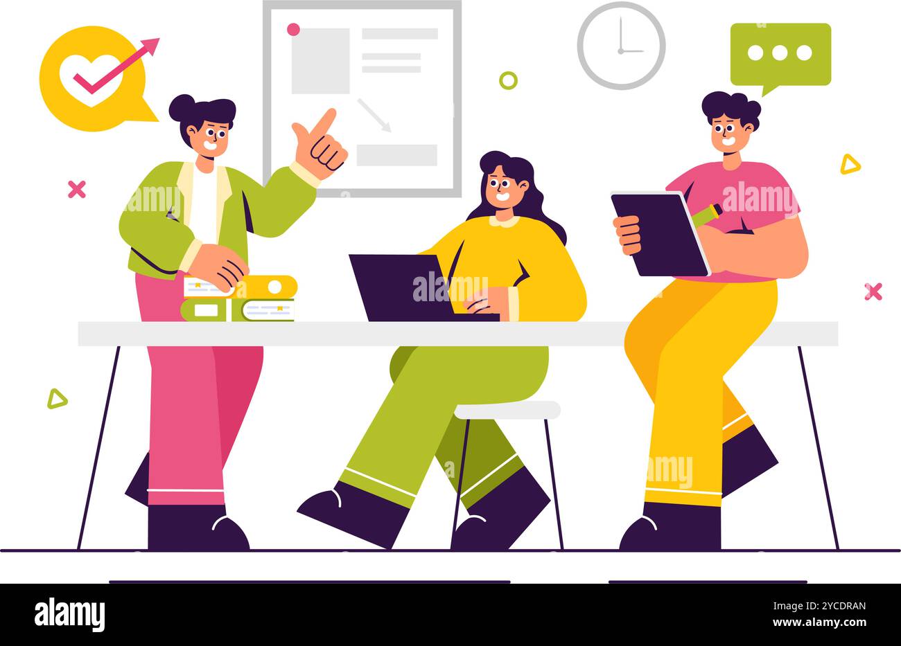 Vector illustration of an NGO or Non-Governmental Organization to ...