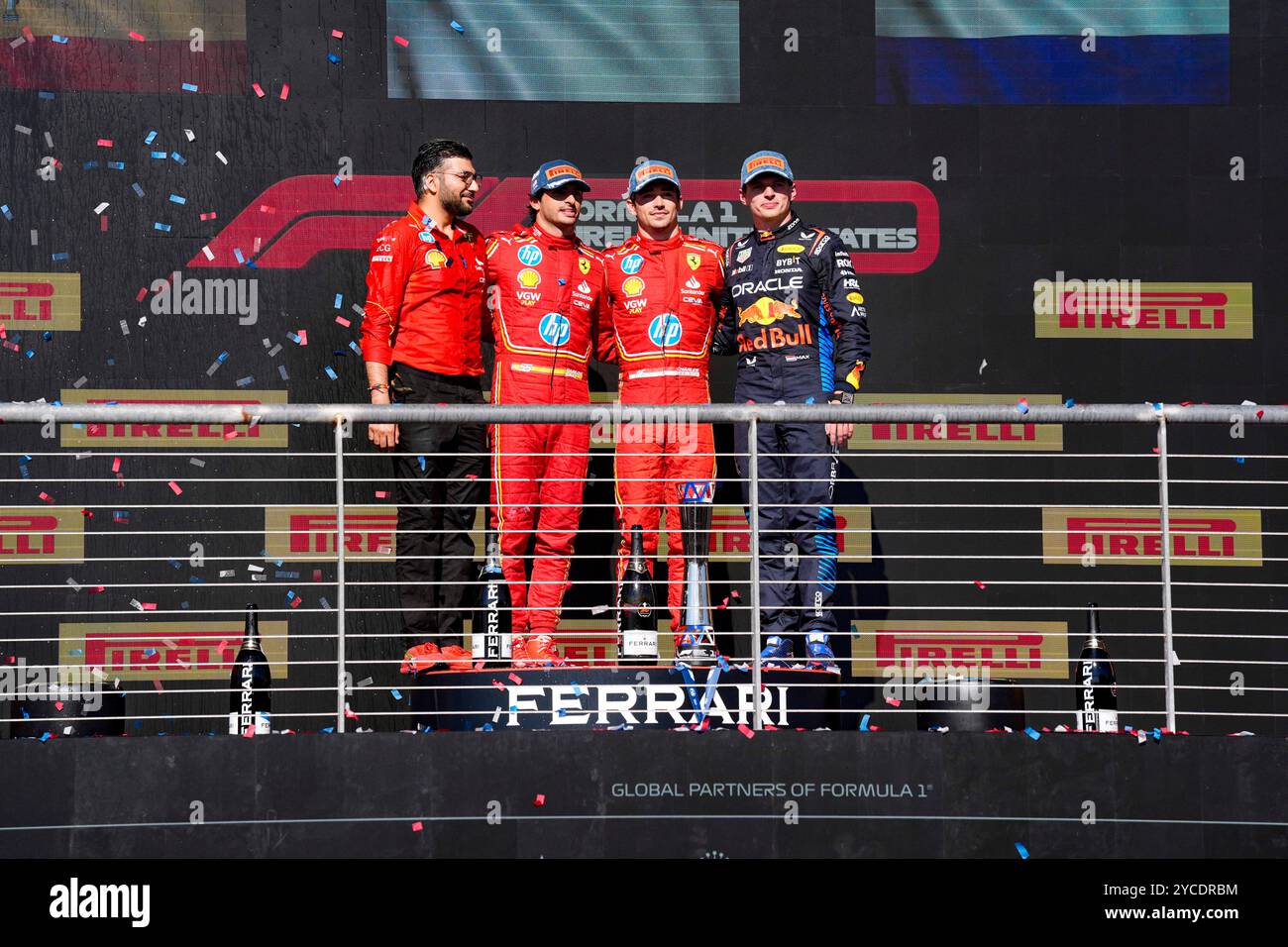 Austin, Texas, USA. 20th Oct, 2024. October 20, 2024: Charles Leclerc ...