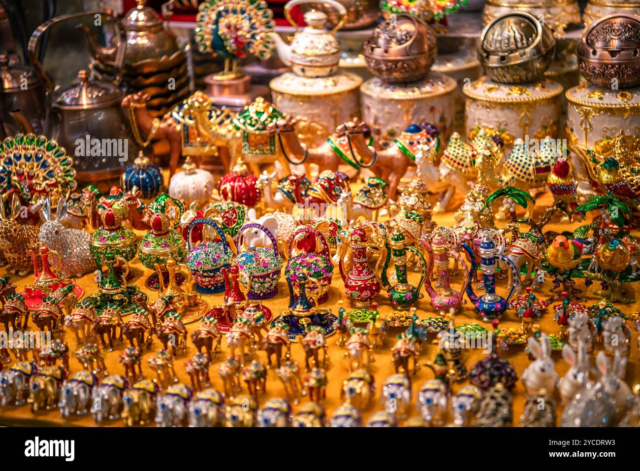The souvenirs in Urumqi International Grand Bazaar, Xinjiang China ...