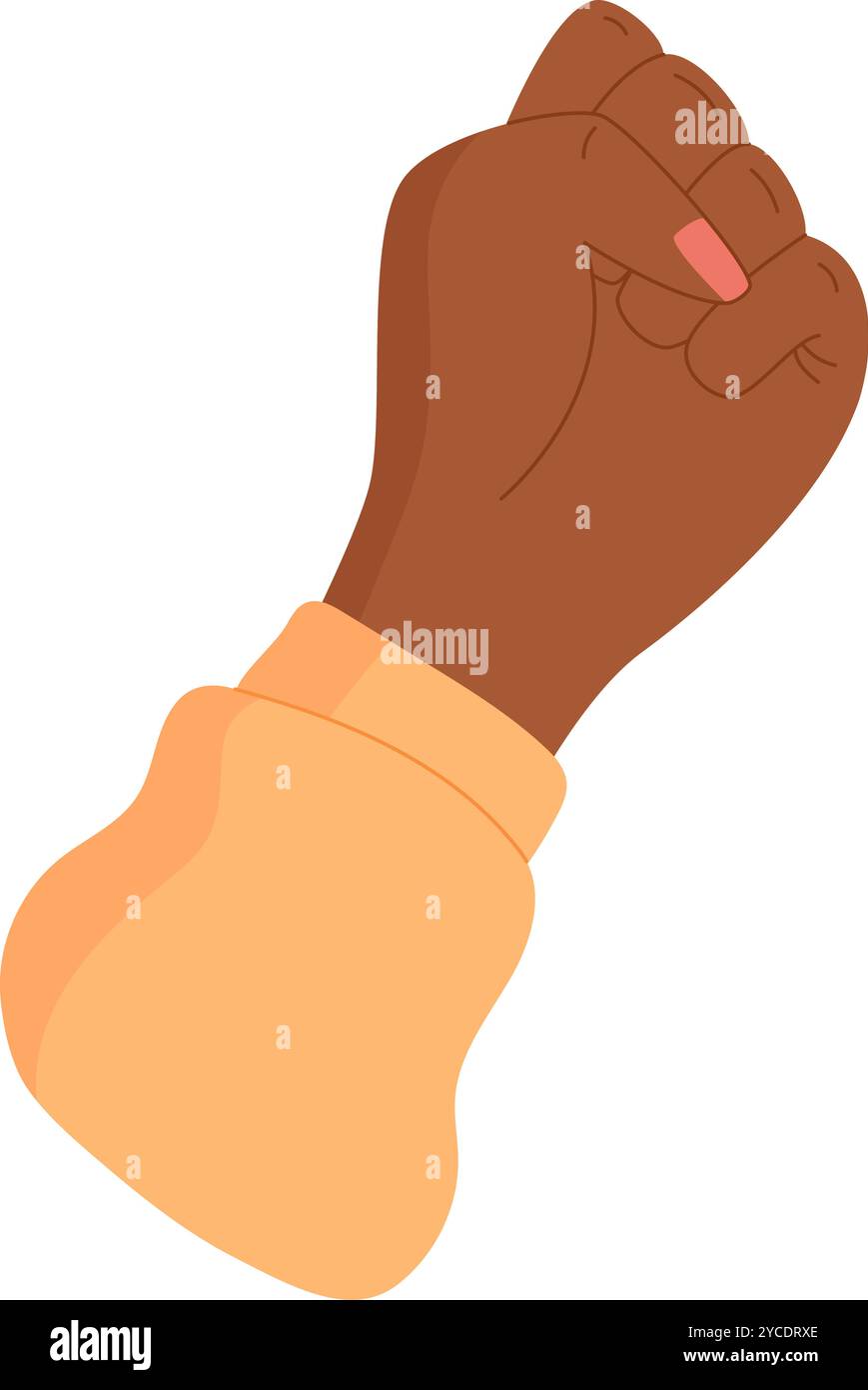 Man Fist Protest Sign Stock Vector Image & Art - Alamy