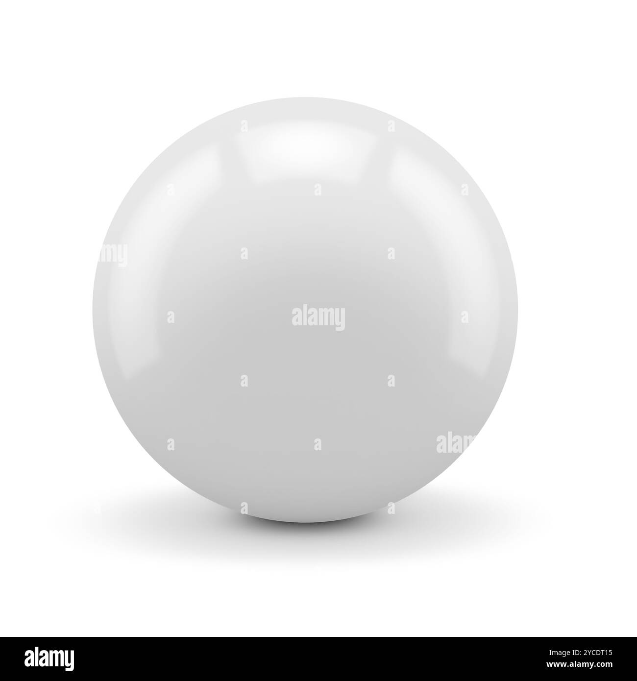White sphere isolated Stock Photo - Alamy