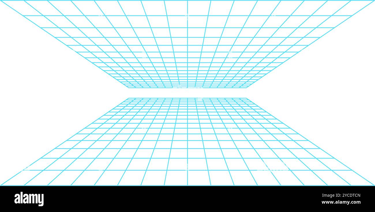 Y2k 3d Grid Vortex Stock Vector Image & Art - Alamy