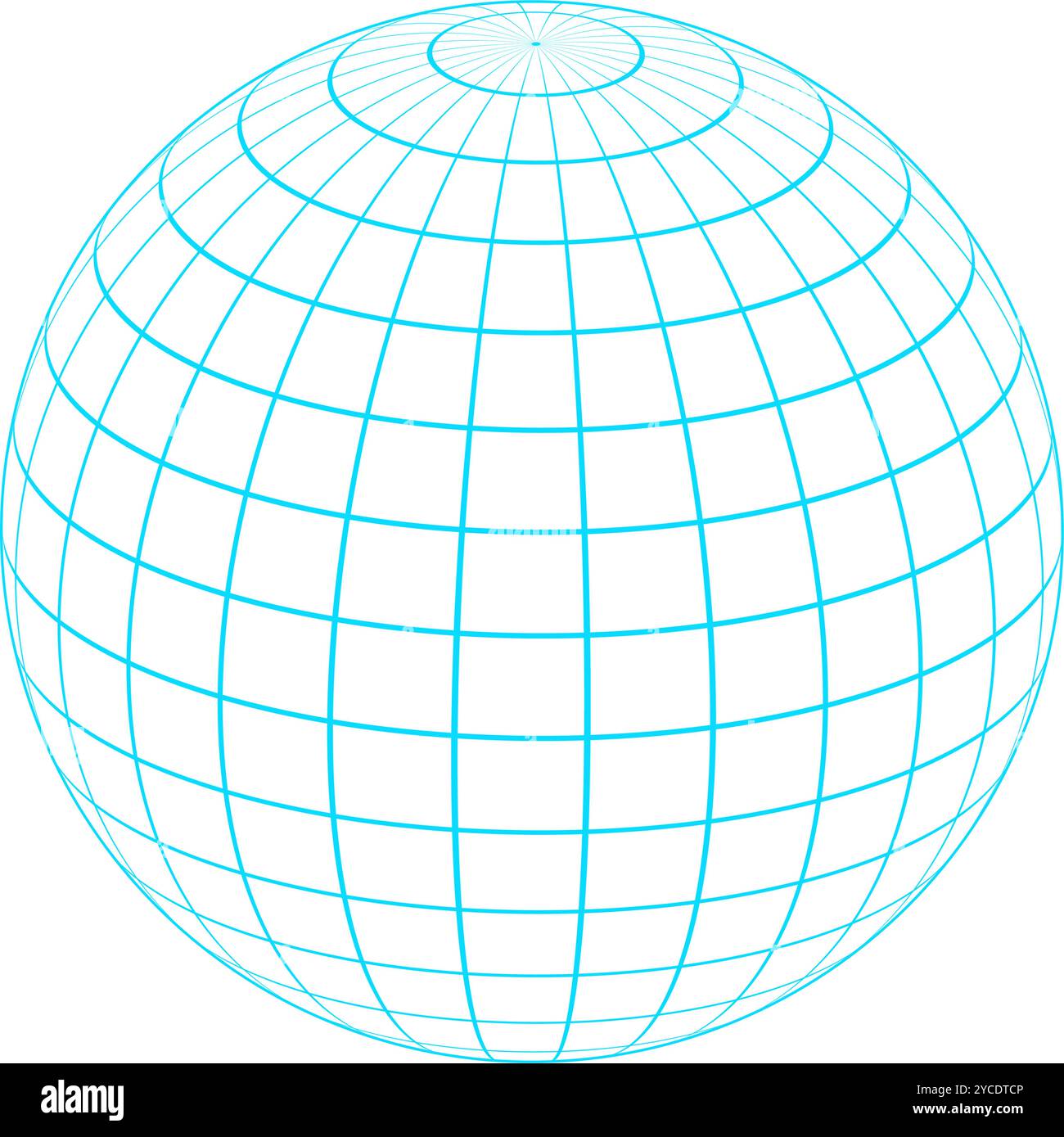 Cyberpunk 3d Grid Pattern Ball Stock Vector Image & Art - Alamy