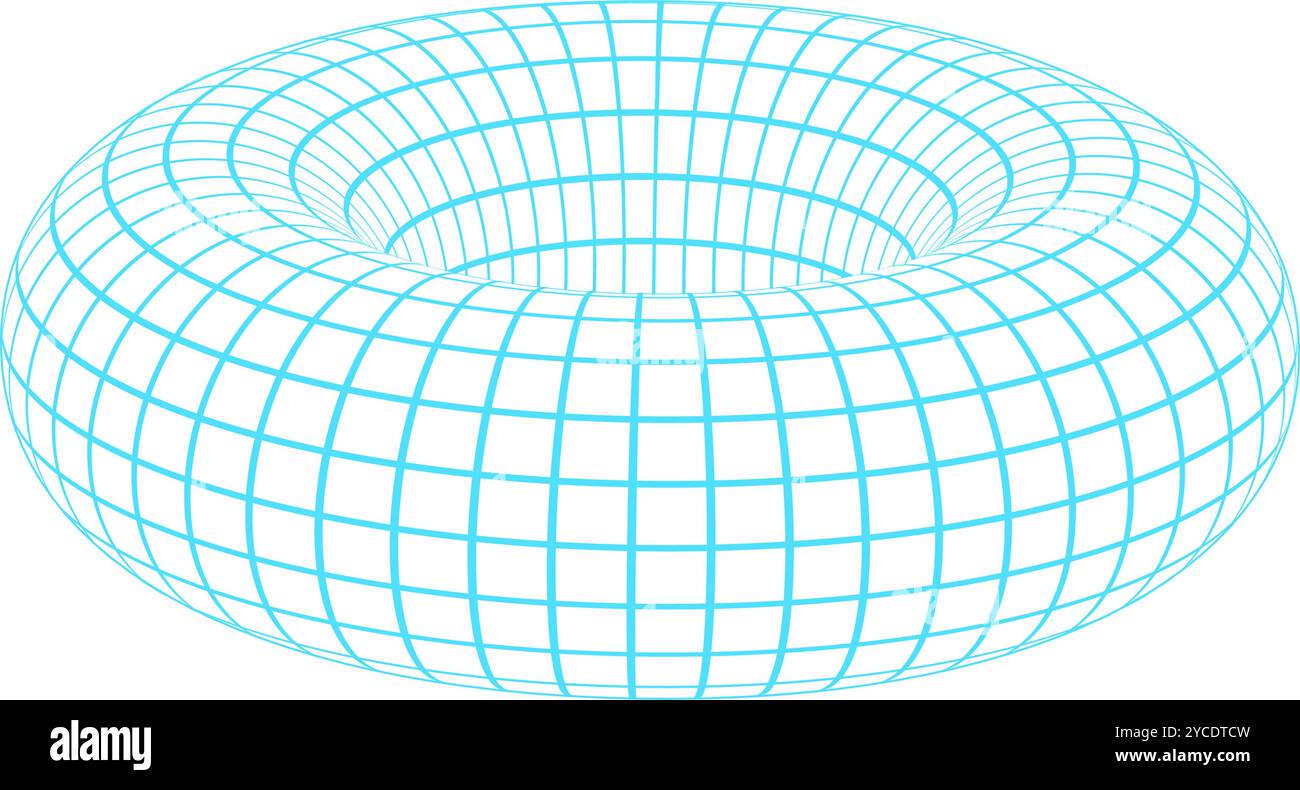 Donut 3d icon on Stock Vector Images - Alamy