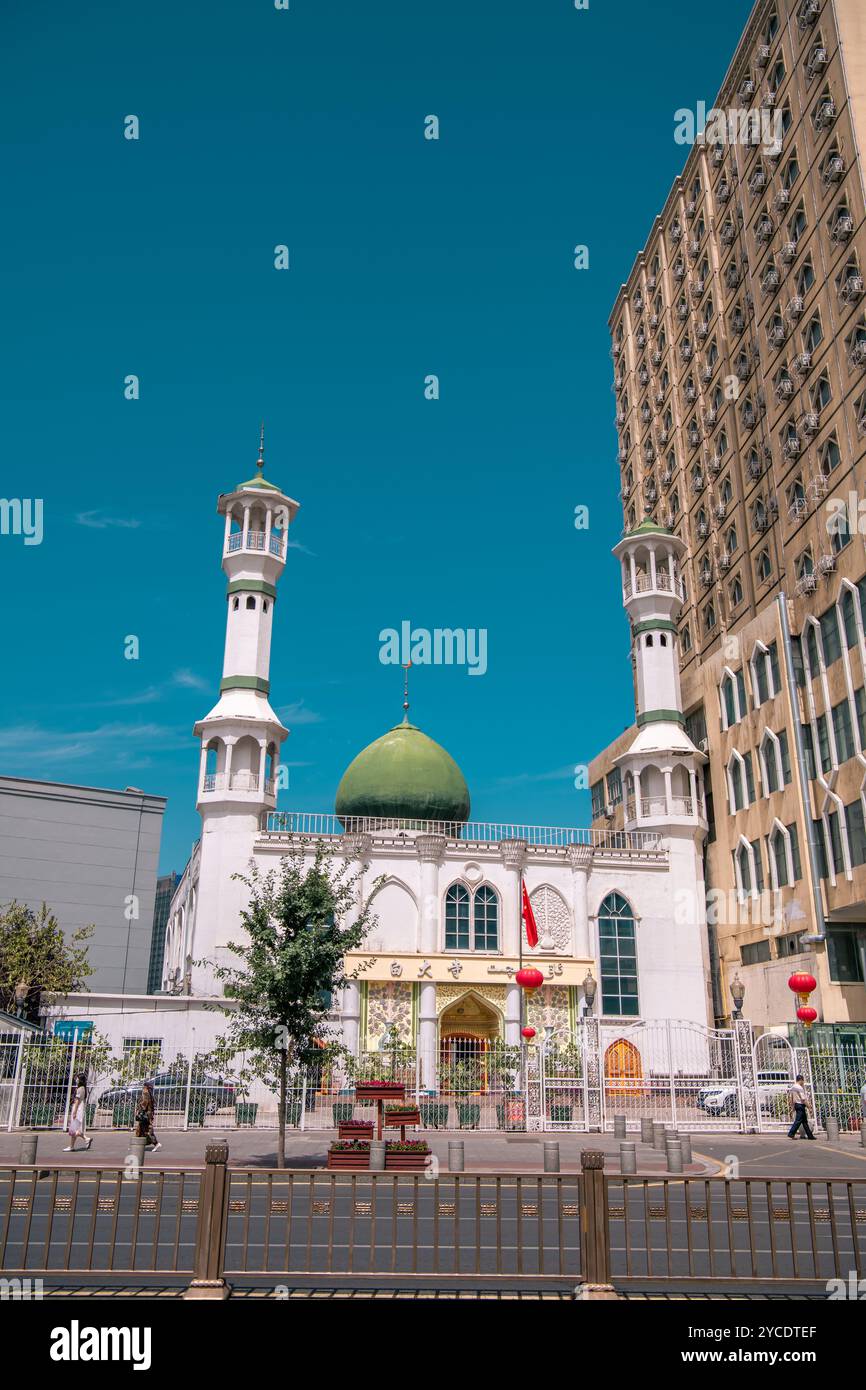 JULY 21, 2022, URUMQI, CHINA: The mosque in Urumqi, Xinjiang, China ...