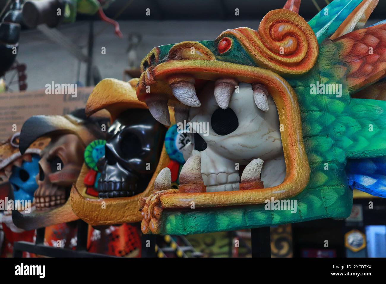 A glass fibers and resin piece for allegorical floats which will be ...