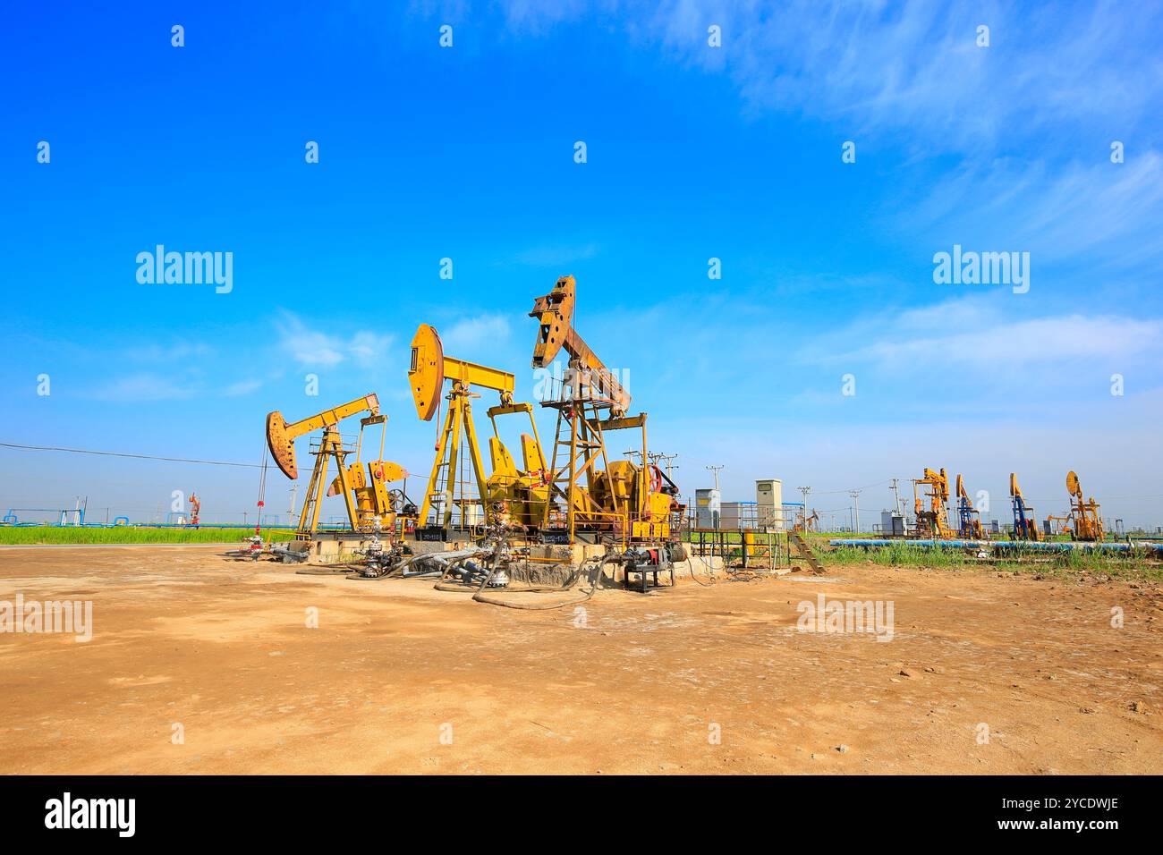 The oil pump, industrial equipment Stock Photo - Alamy