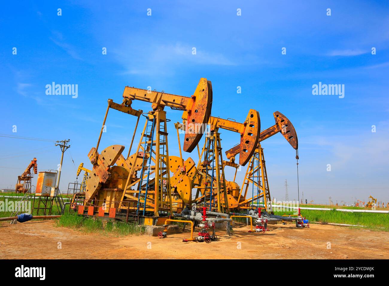 The oil pump, industrial equipment Stock Photo - Alamy