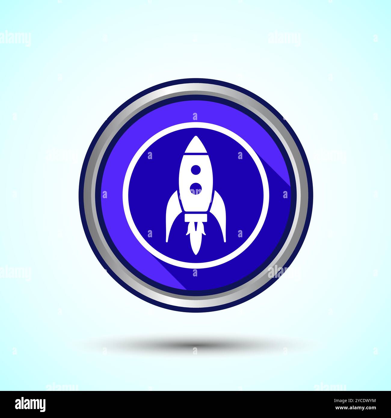Rocket icon design illustration, Business start up symbol, Rocket ...
