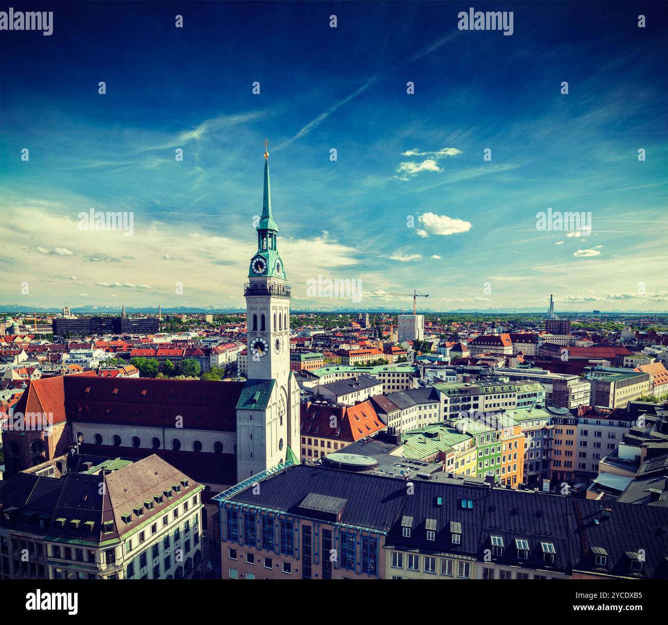 Aerial view of Munich Stock Photo - Alamy