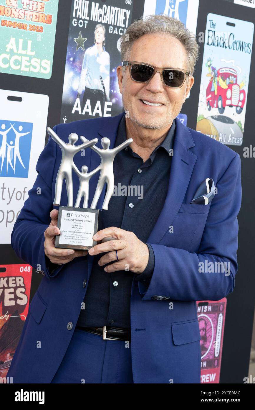 Los Angeles, USA. 22nd Oct, 2024. Jay Marciano attends the arrivals of “City of Hope's 2024 ...
