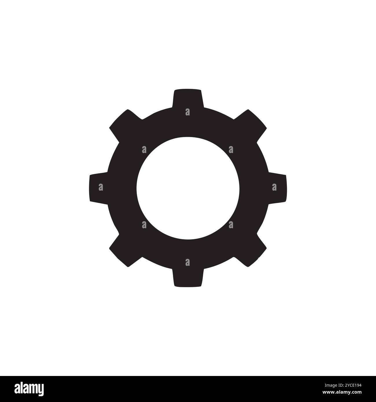 Black setting icon design Stock Vector Image & Art - Alamy
