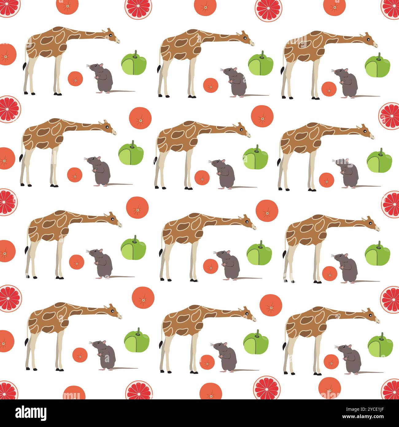 Giraffe no background Stock Vector Images - Alamy