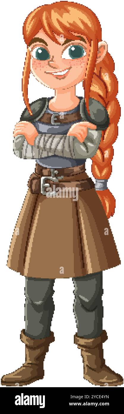 Woman crossed arms in Stock Vector Images - Alamy