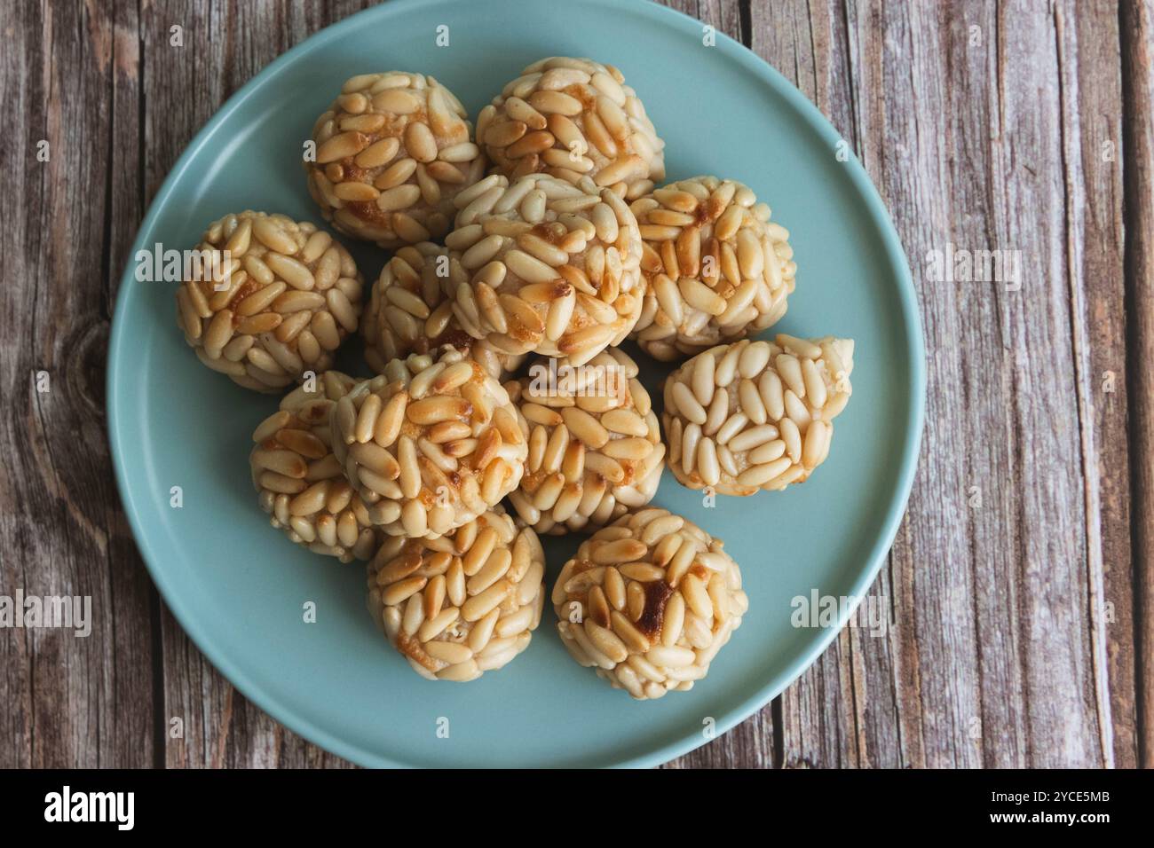 "panellets" typical Catalan sweet that is eaten for La Castanyada Stock ...
