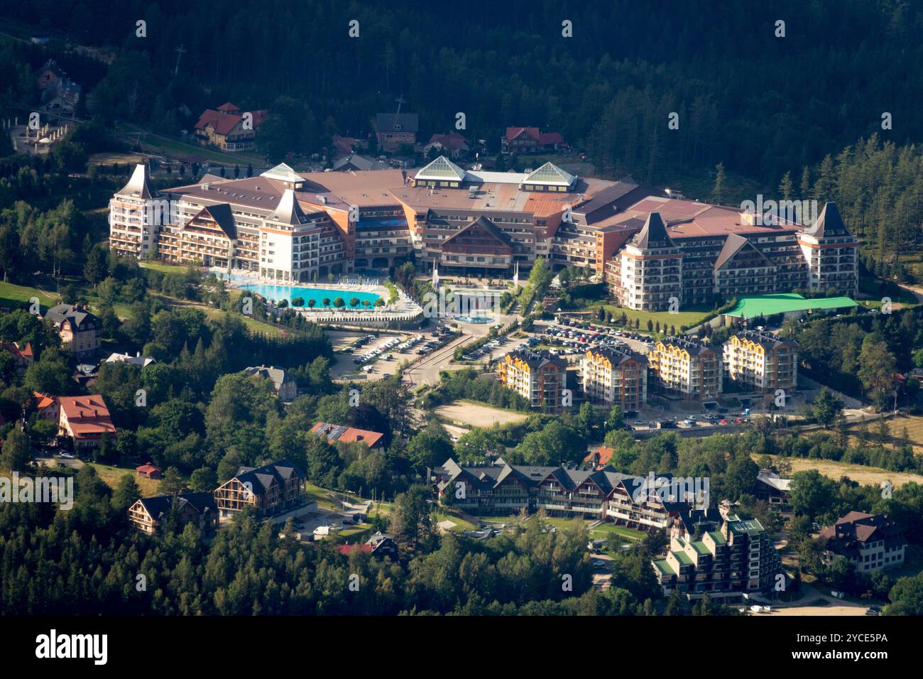 Aerial hotel view hi-res stock photography and images - Alamy