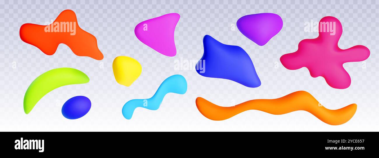 Plasticine clay shape vector. Craft art texture for kid play. Putty ...