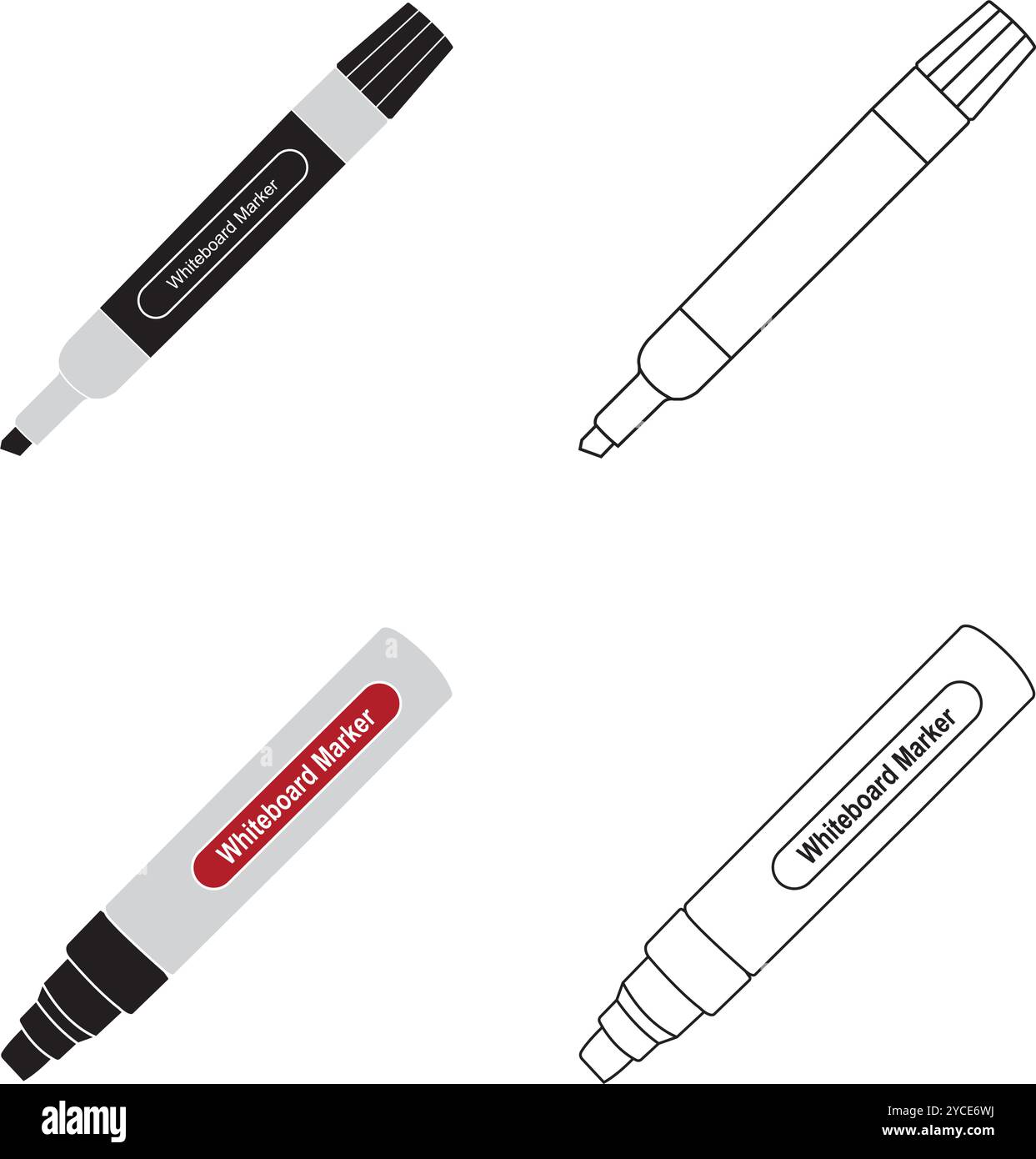 whiteboard marker icon vector illustration symbol design Stock Vector ...