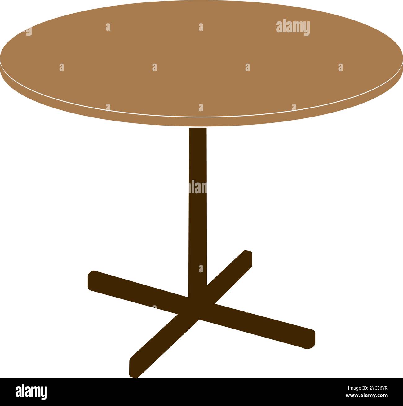 minimalist round table icon vector illustration symbol design Stock ...