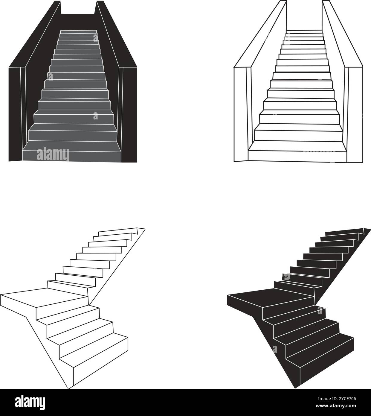 stair icon vector illustration symbol design Stock Vector Image & Art ...