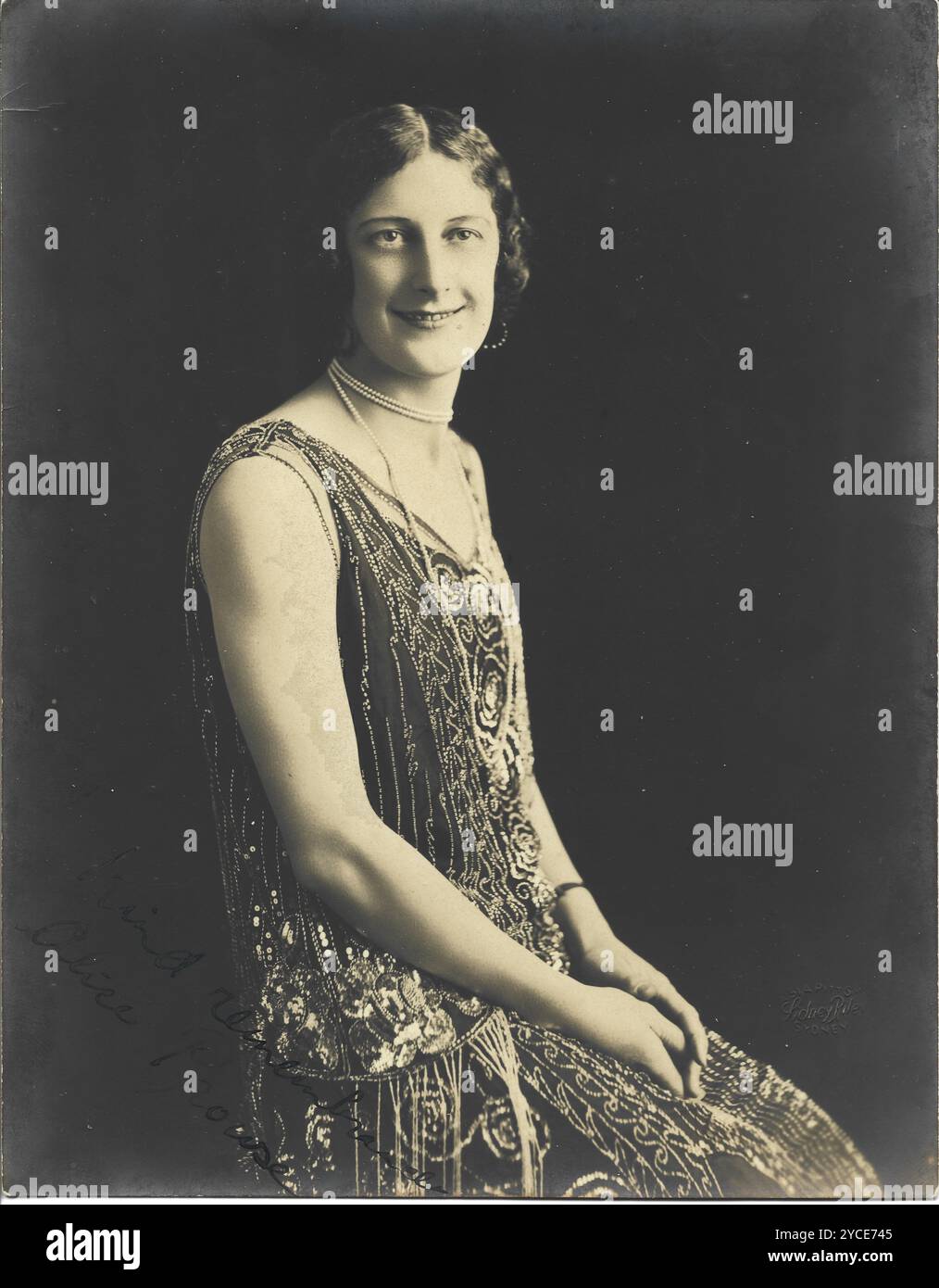 Alice prowse australian singer of the 1920s and 1930s hi-res stock ...